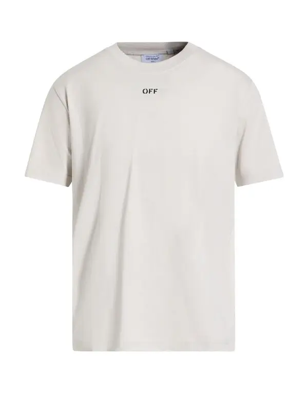 OFF-WHITE™ Off-white T-shirt Size Cotton, Elastane - Light Grey