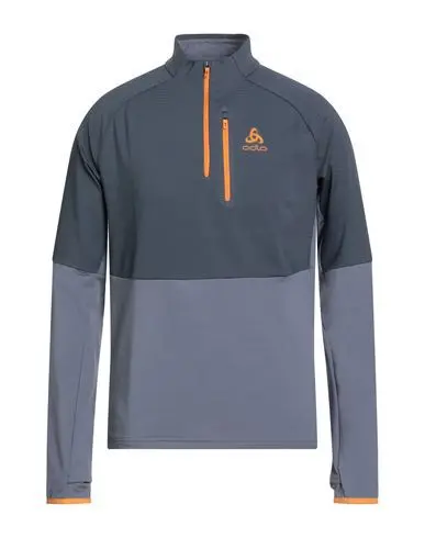 ODLO Two-tone Half-zip Fleece Sweatshirt - Grey