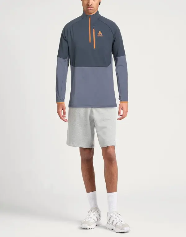ODLO Two-tone Half-zip Fleece Sweatshirt - Grey