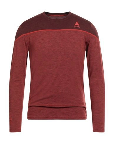 ODLO Merino Wool And Polyamide Long Sleeve T-shirt - Brick
