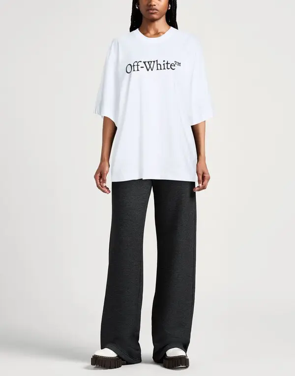 OFF-WHITE™ Off- T-shirt Size Cotton, Elastane