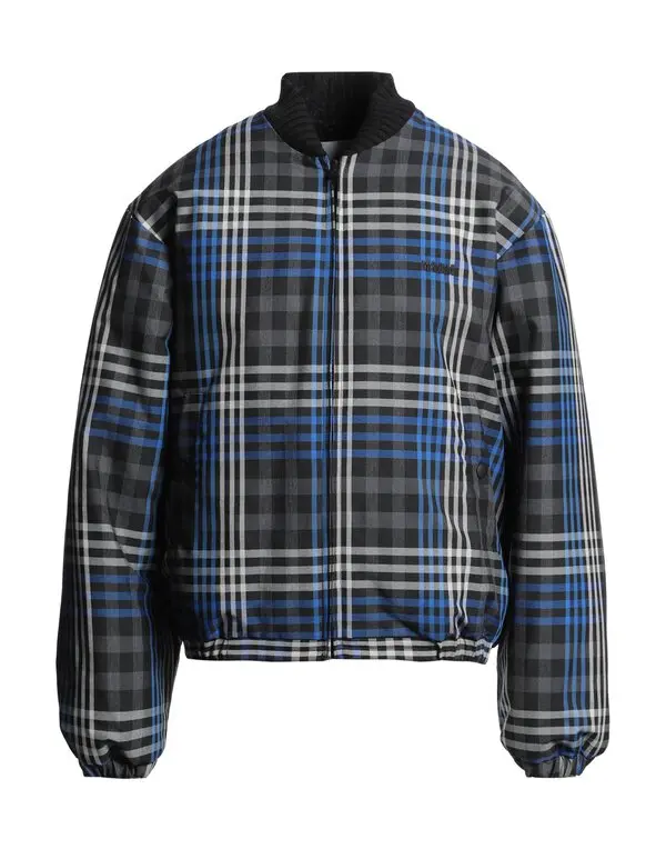 MSGM Embroidered Tartan Jacket