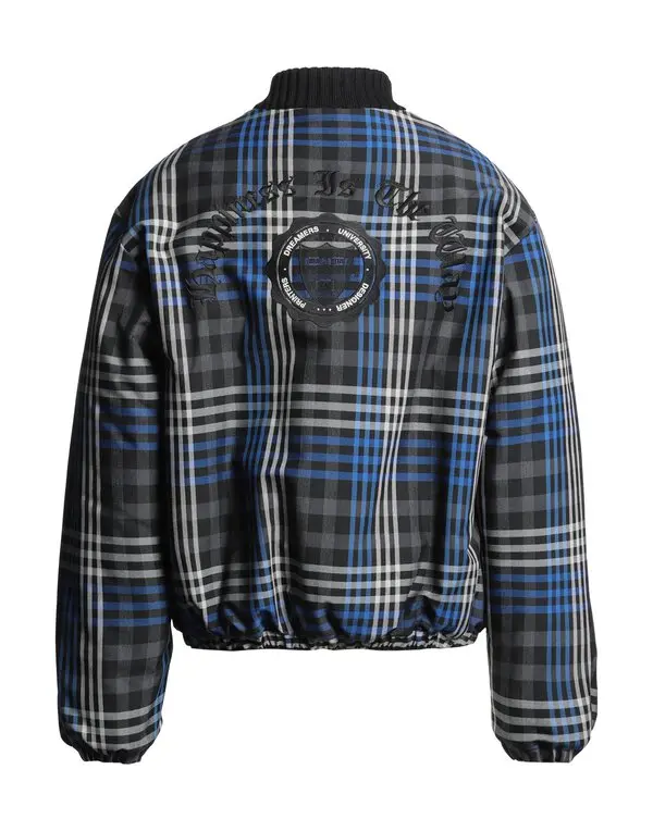 MSGM Embroidered Tartan Jacket