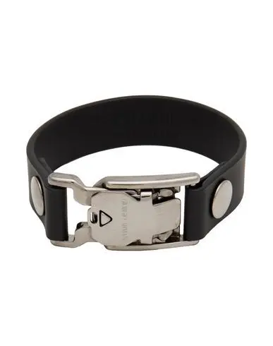Giorgio Armani Leather And Zamak Bracelet - Black