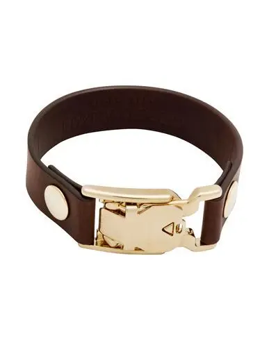 Giorgio Armani Leather And Zamak Bracelet - Brown