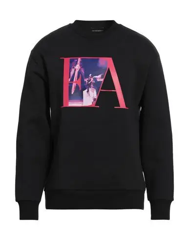Emporio Armani Cotton-elastane Sweatshirt - Black
