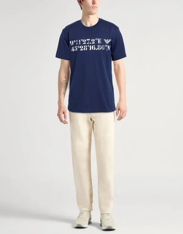 Emporio Armani T-shirt Size Cotton - Navy