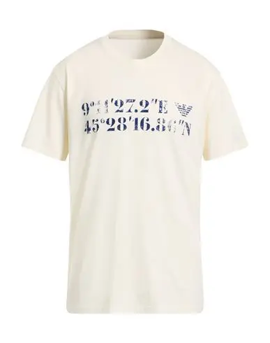 Emporio Armani T-shirt Cream Size Cotton - White