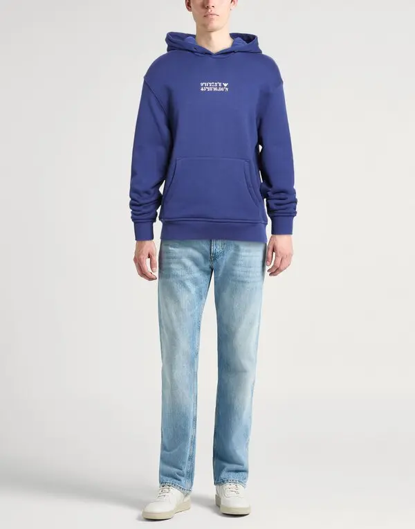 Emporio Armani Light Cotton French Terry Sweatshirt - Navy