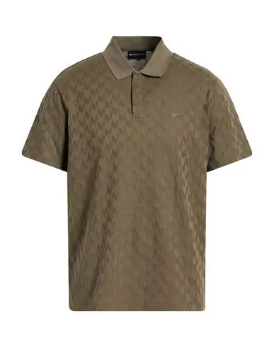 Emporio Armani Polo Shirt Midnight Size Cotton - Beige
