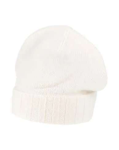 LANEUS Merino Wool Beanie - White