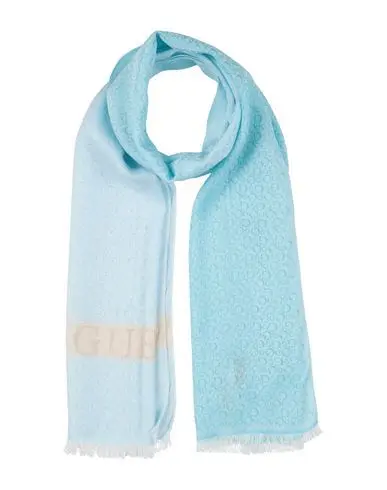 Guess Scarf Azure Viscose, Acetate - Blue