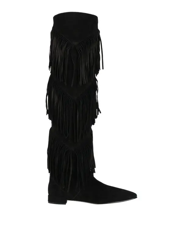 ROGER VIVIER Suede Fringe Boots
