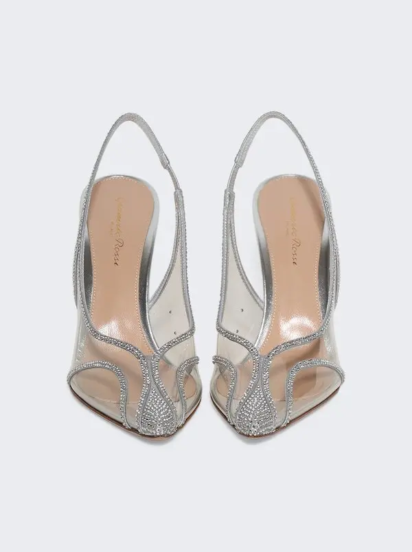 GIANVITO ROSSI Brenda Pumps - Silver