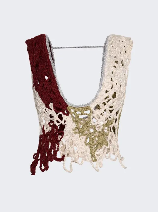 MAYSHA Crochet Tank Top - Multicolor