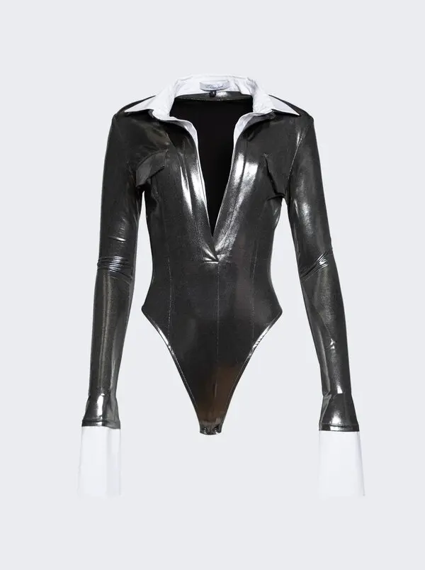 LAQUAN SMITH Long Sleeve Bodysuit