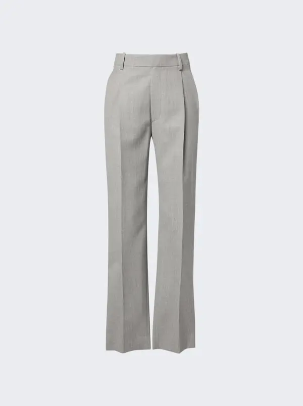 Victoria Beckham Drop-waist Straight Leg Trousers - Grey