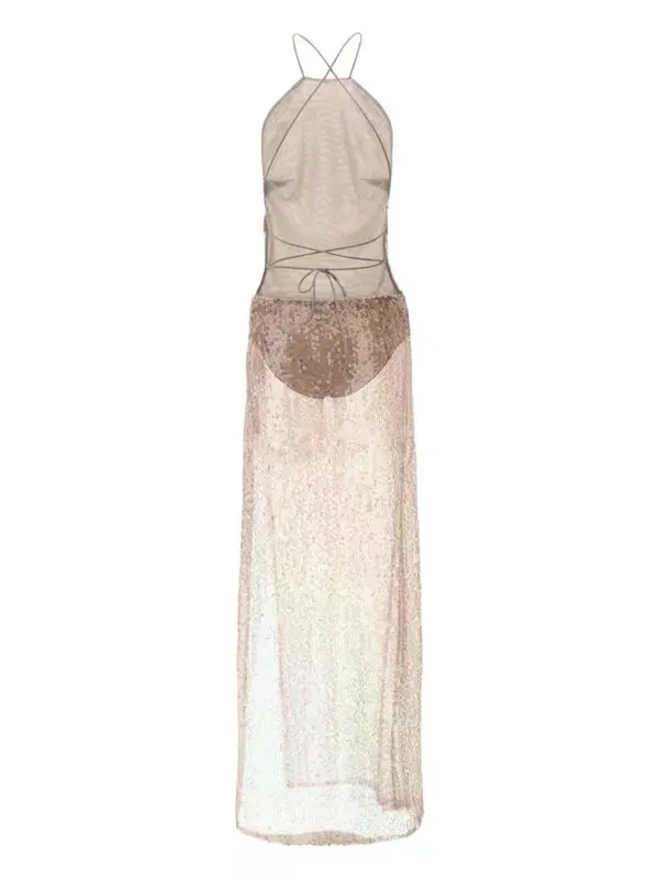 Andamane Sequin-appliqué Maxi Dress