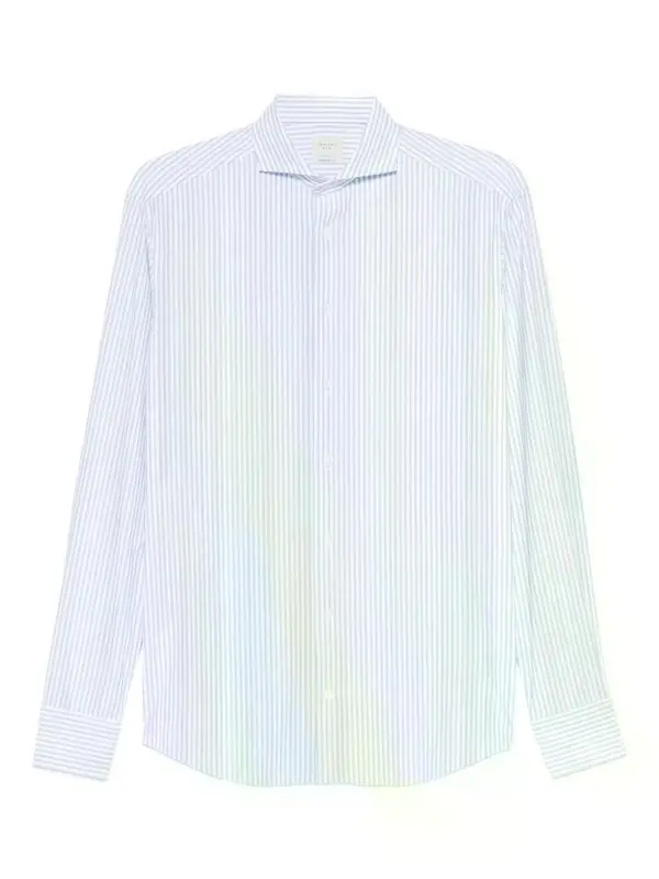 TRAIANO MILANO Striped Shirt - Blue