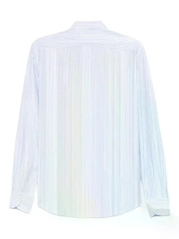 TRAIANO MILANO Striped Shirt - Blue