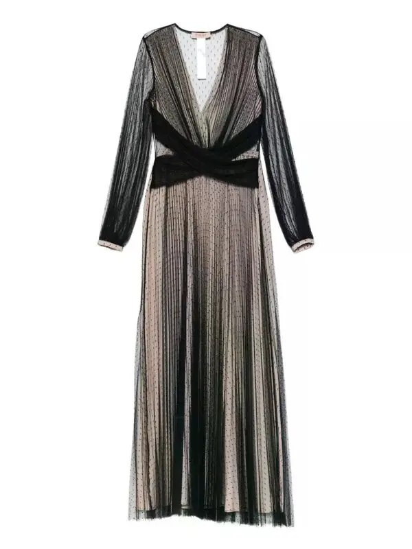 TWINSET Pleated Maxi Dress