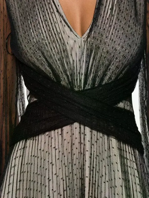 TWINSET Pleated Maxi Dress