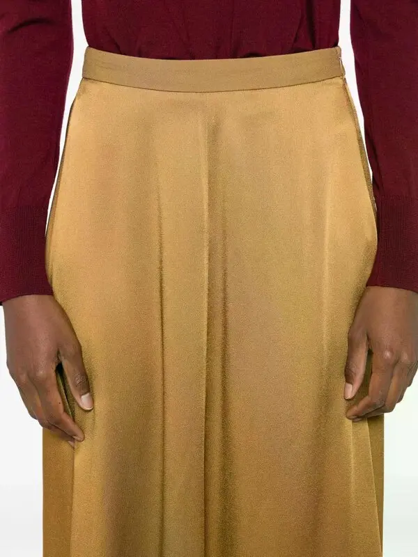 FORTE_FORTE Pleated A-line Skirt