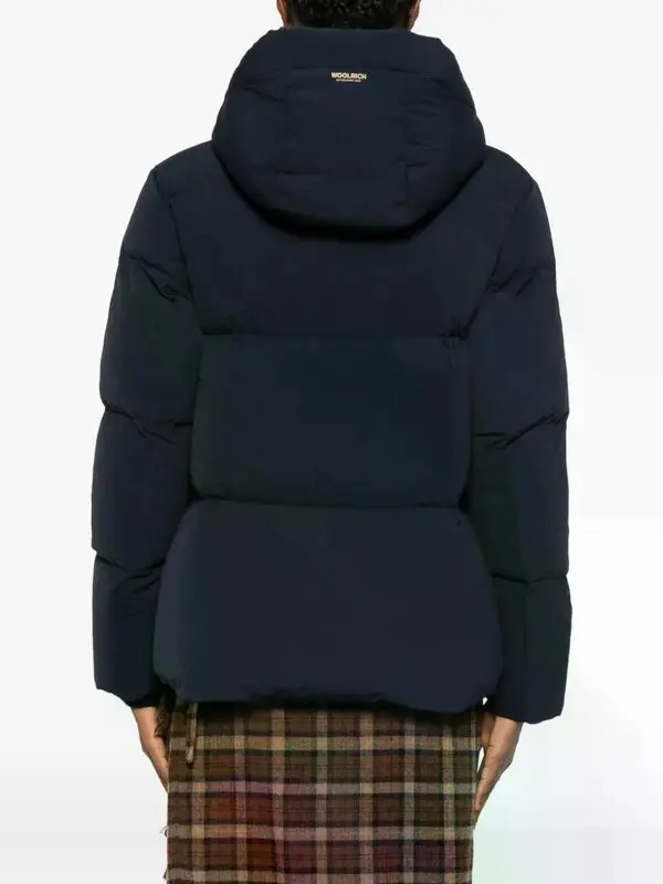 Woolrich Hooded Zip-up Puffer Jacket
