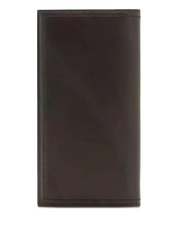 Bally Ray Continental Striped Leather Wallet
