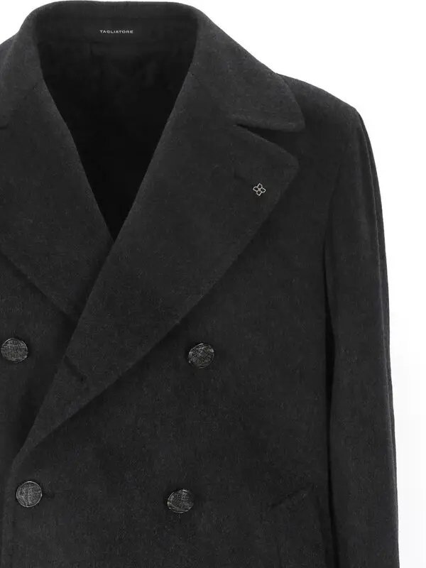 Tagliatore Double-breasted Wool-cashmere Coat