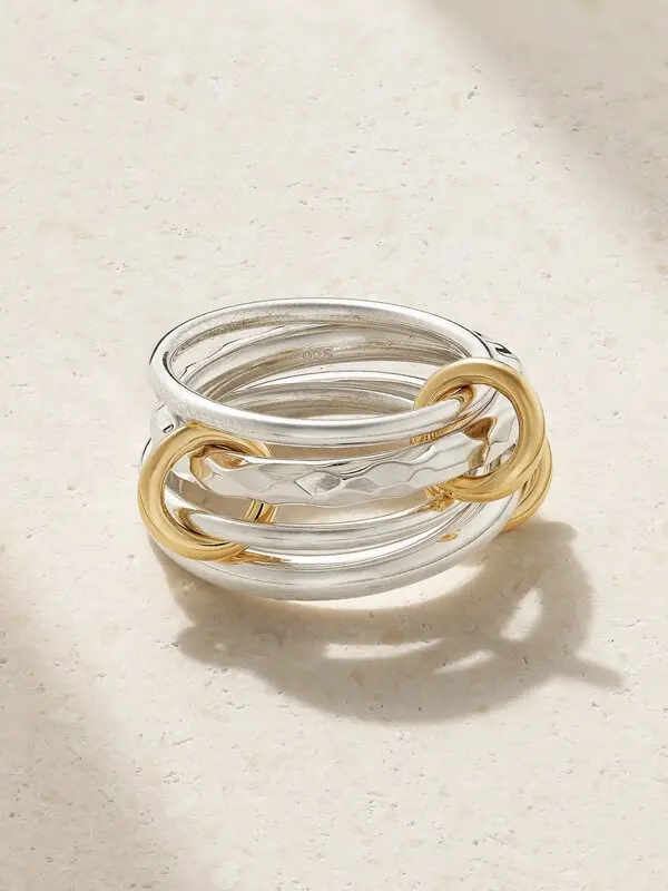 SPINELLI KILCOLLIN Cici Petite Sterling And 18-karat Gold Ring - Silver