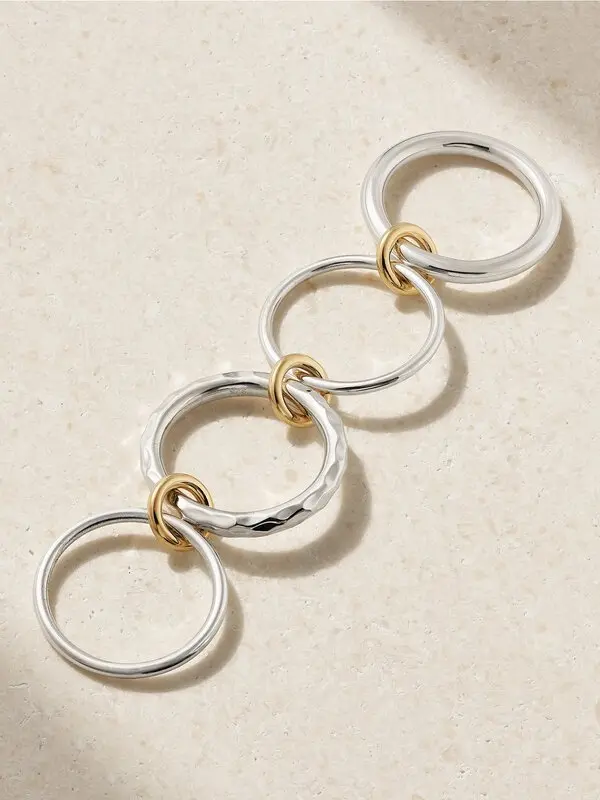 SPINELLI KILCOLLIN Cici Petite Sterling And 18-karat Gold Ring