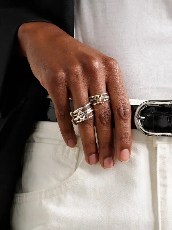 SPINELLI KILCOLLIN Cici Petite Sterling And 18-karat Gold Ring