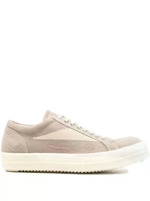 Rick Owens Suede Sneakers - Neutrals