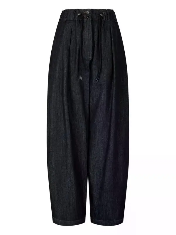 STUDIO TOMBOY Drawstring Waist Jeans - Blue