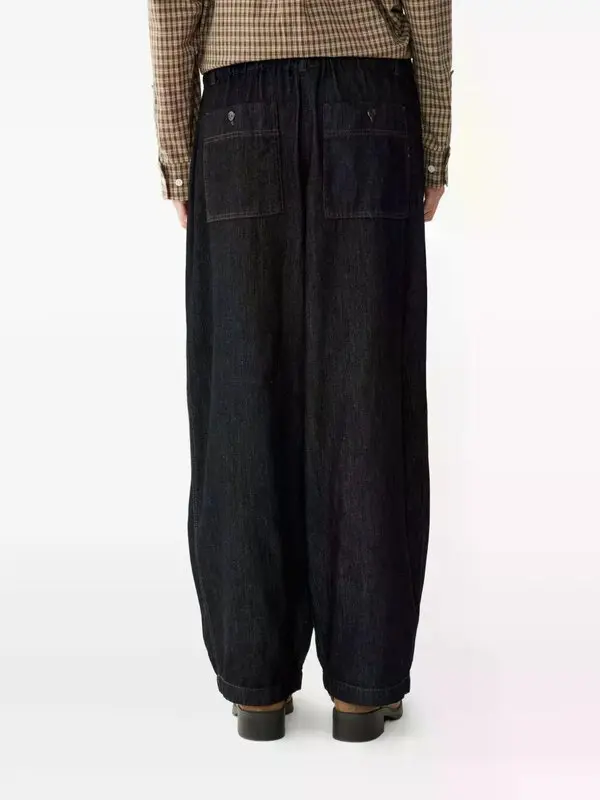 STUDIO TOMBOY Drawstring Waist Jeans - Blue