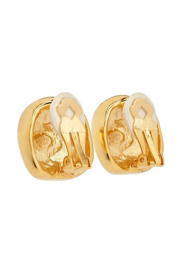 KENNETH JAY LANE Nugget Clip Earrings