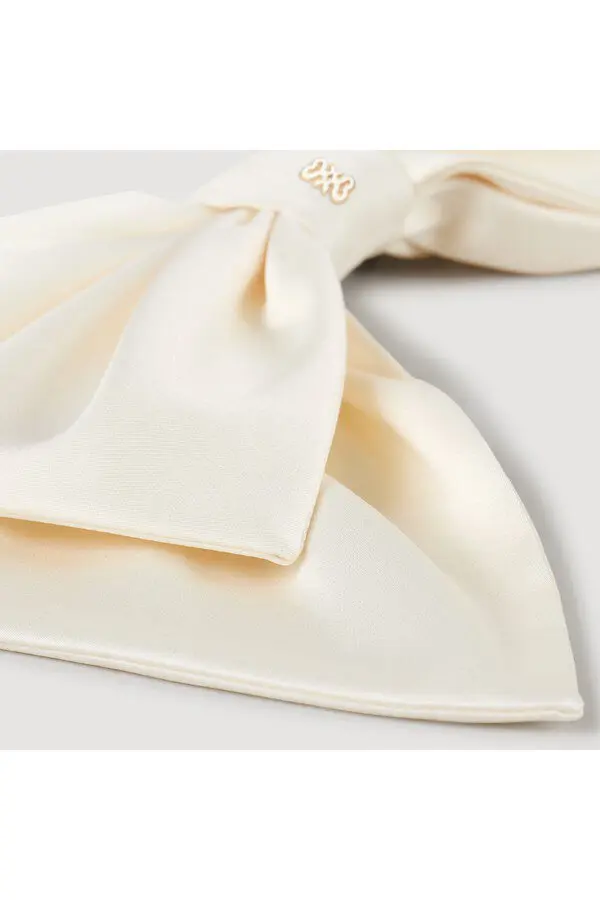 Sandro Satin Bow Barrette
