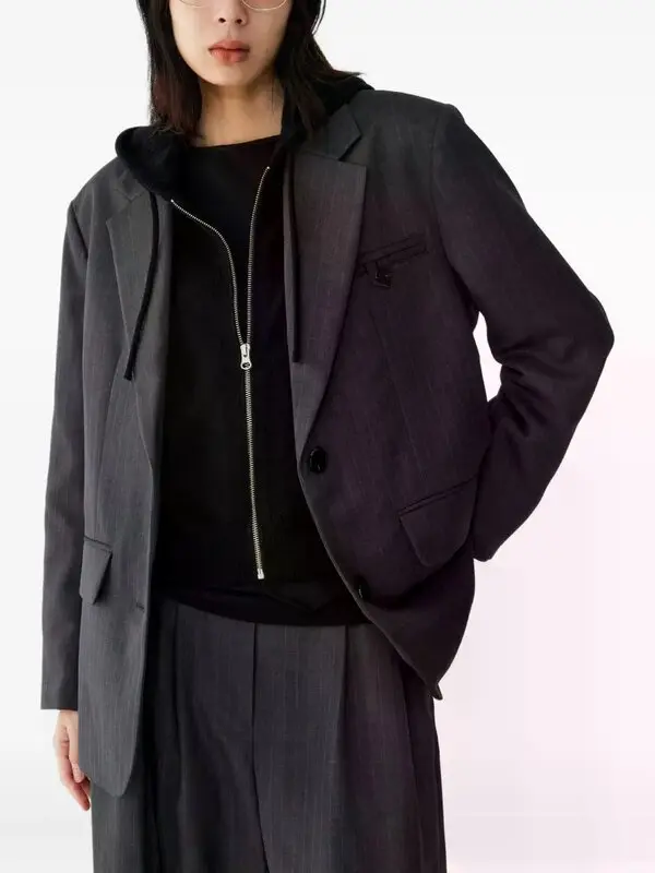 STUDIO TOMBOY Pinstripe Single-breasted Blazer