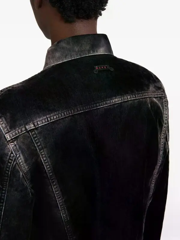 Marni Ombré Denim Trucker Jacket