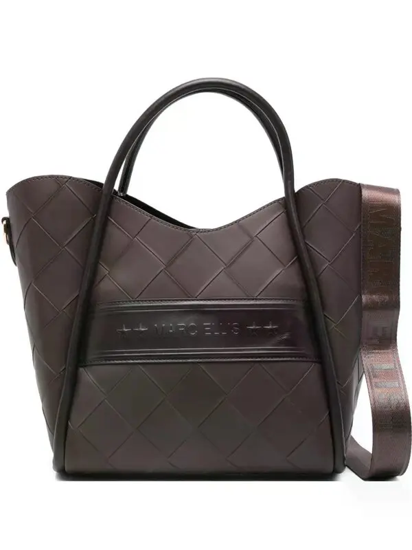 MARC ELLIS Logo-embossed Top Handle Shoulder Bag