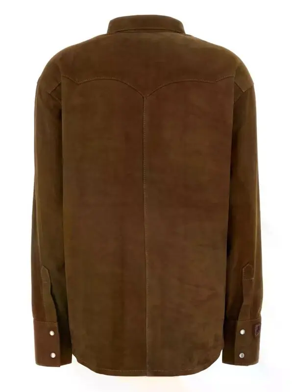 LOIS Chest-pocket Suede Shirt