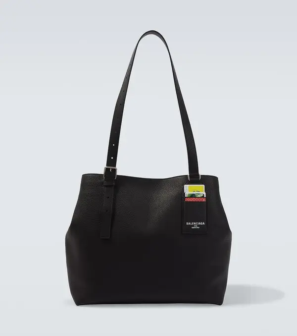 Balenciaga Leather Tote Bag - Black