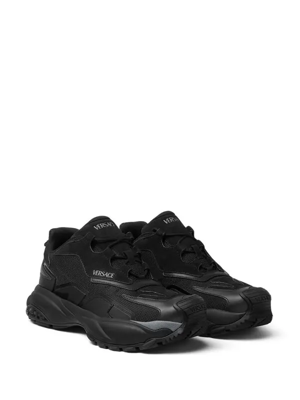 Versace Low Top Sneakers - Black