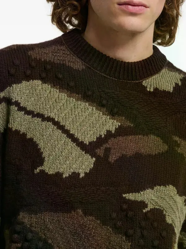 BARRIE Intarsia Knit Sweater