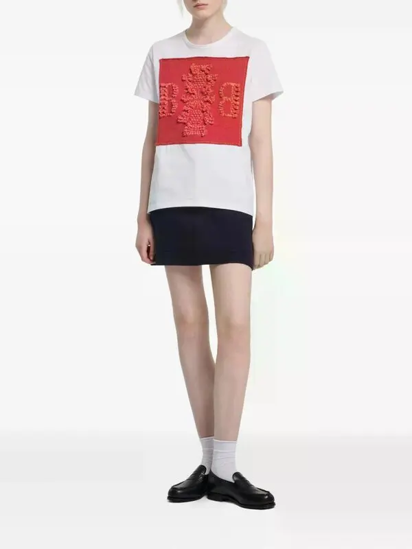 BARRIE Logo-patch T-shirt - White