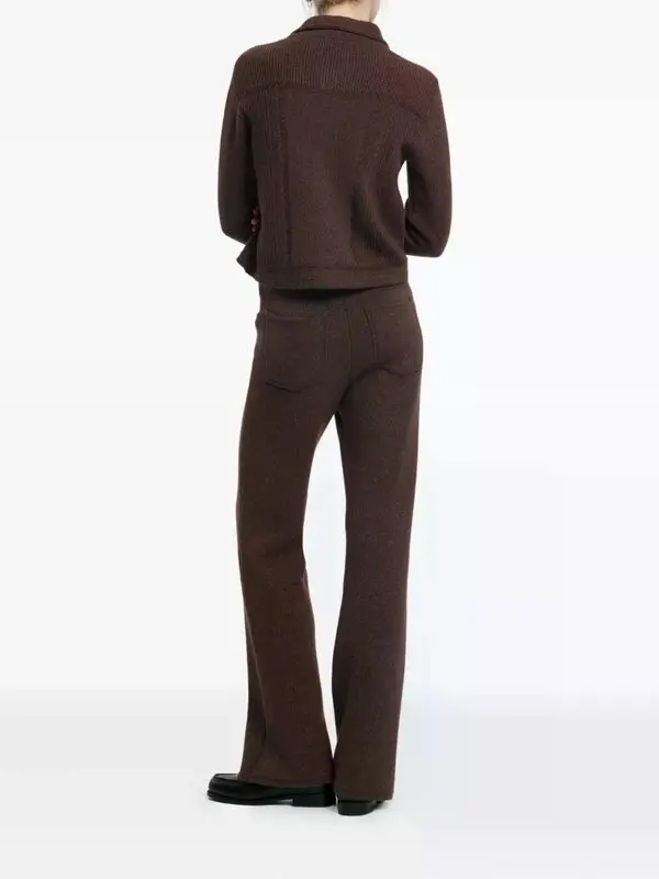 BARRIE Knitted Jacket - Brown