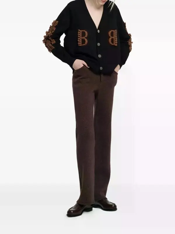 BARRIE Logo-embroidered Cardigan