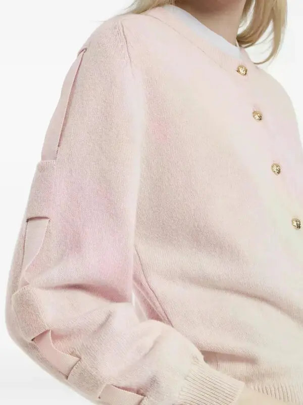 BARRIE Ribbon-detail Cardigan