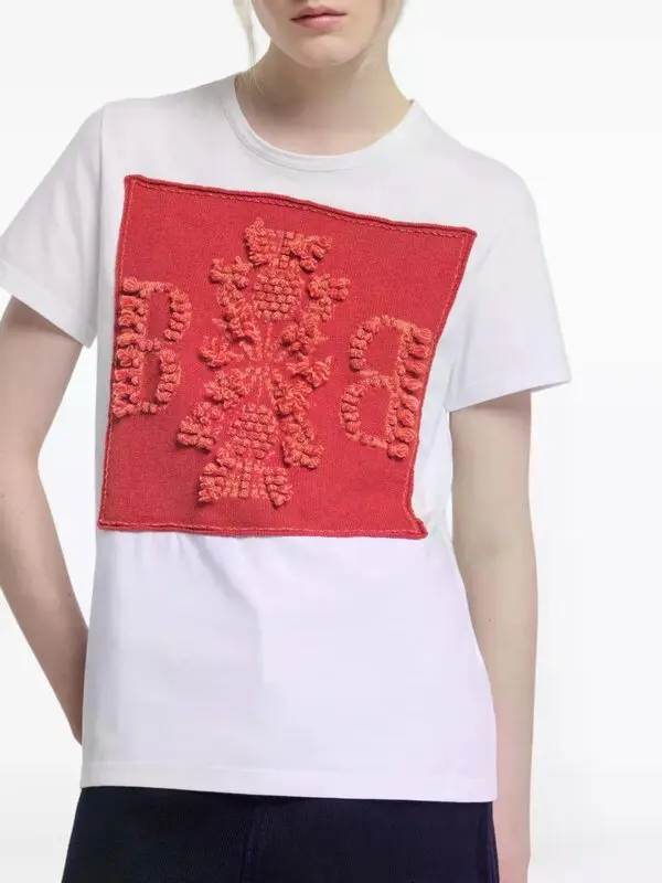 BARRIE Logo-patch T-shirt - White